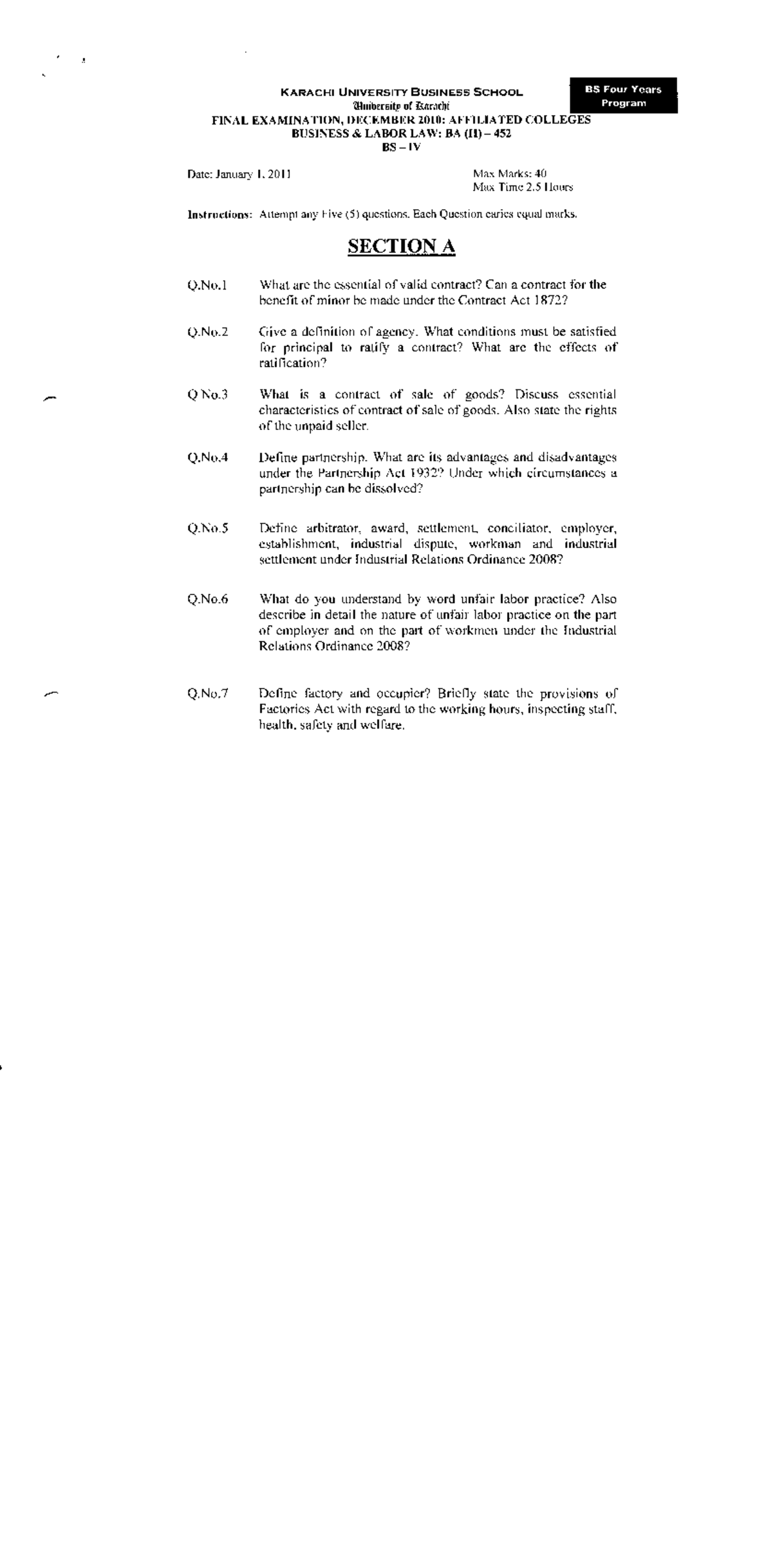 Business&Labor Law - Business Law and Regulation - Studocu