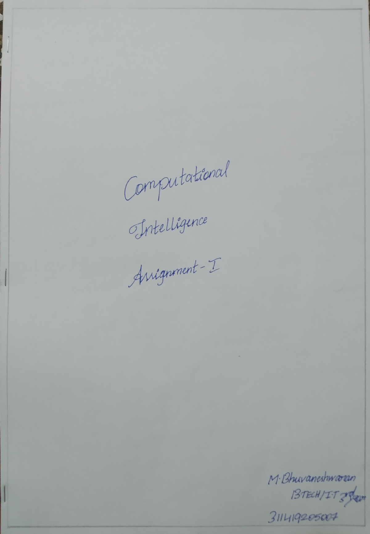 M.bhuvaneshwaran CI Assignment-1 - It engineerng - .· M· Ohu11aneJm ...