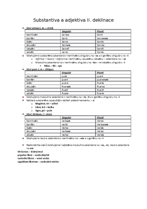 4.deklinace - cvičení - 4 – cvičení 1) Skloňujte: plexus venosus manus ...