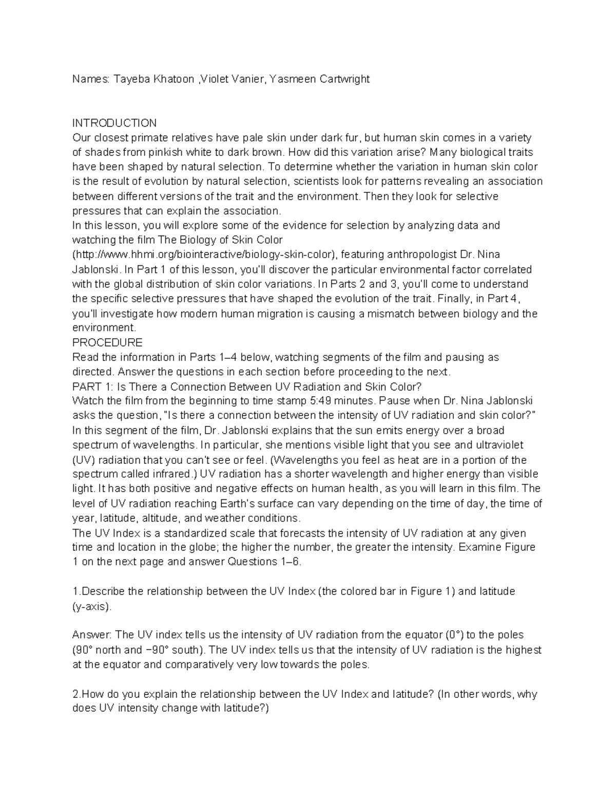 Bio - Bio - Names: Tayeba Khatoon ,Violet Vanier, Yasmeen Cartwright ...