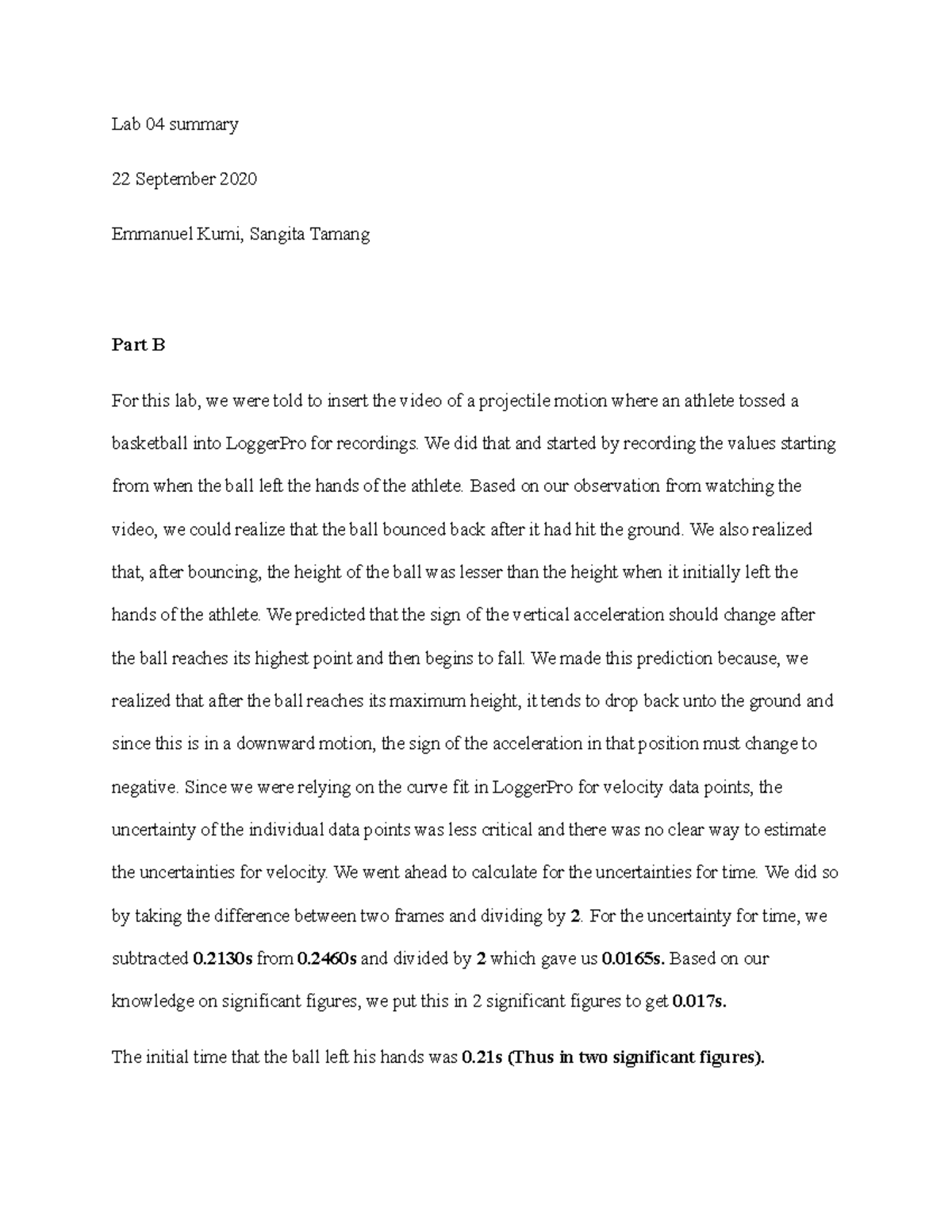 Lab summary 04 - ASSIGNMENT - Lab 04 summary 22 September 2020 Emmanuel ...