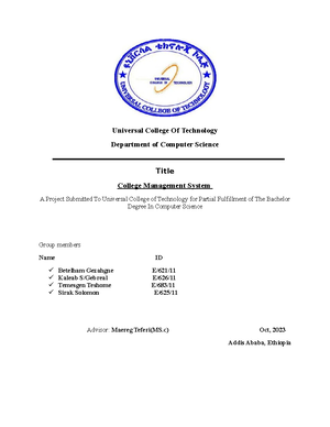 AAU Sample Exit Exam 2024 - Computer Science - Studocu