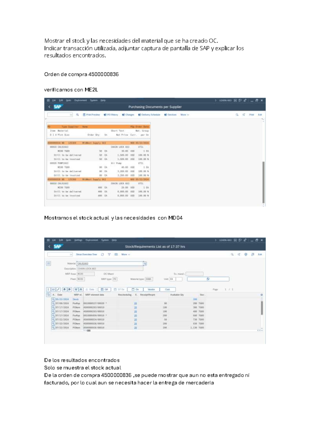 Pregunta 4-PC3 - pc3 - Sistemas de informacion ERP - Mostrar el stock y las necesidades del ...