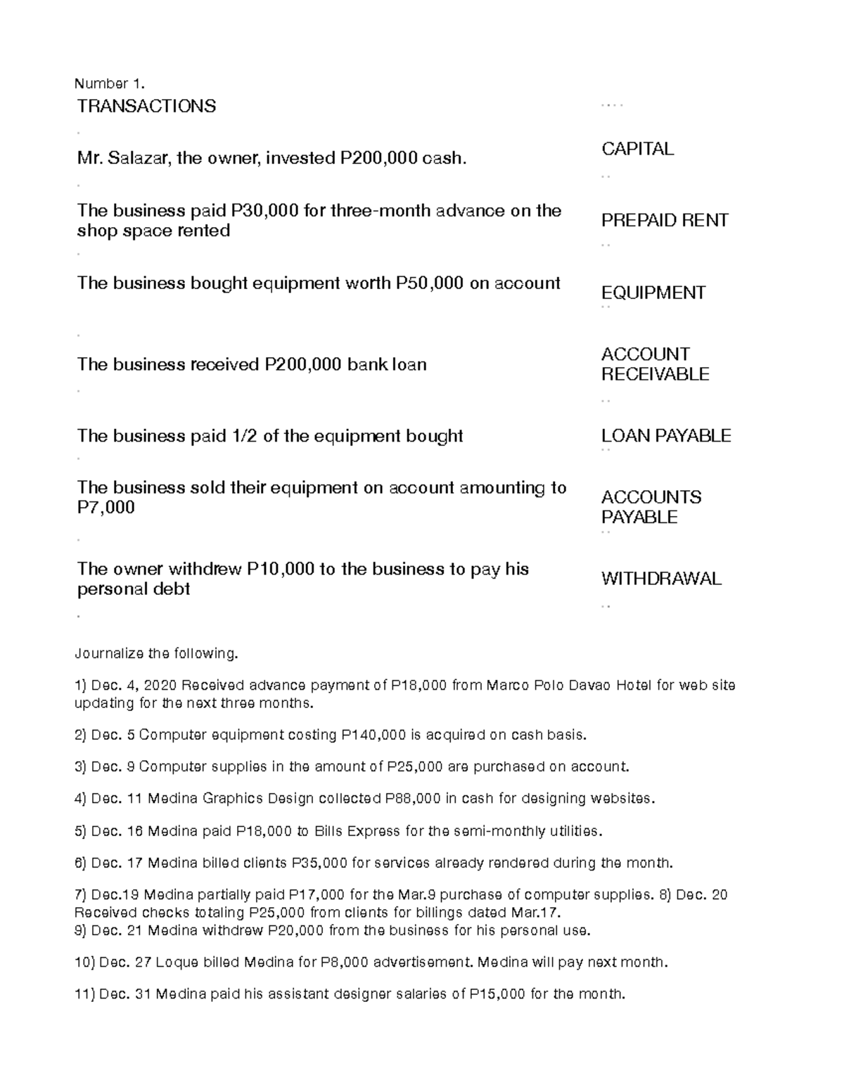 PBO2 Transaction & Essay - Business Administration - Studocu