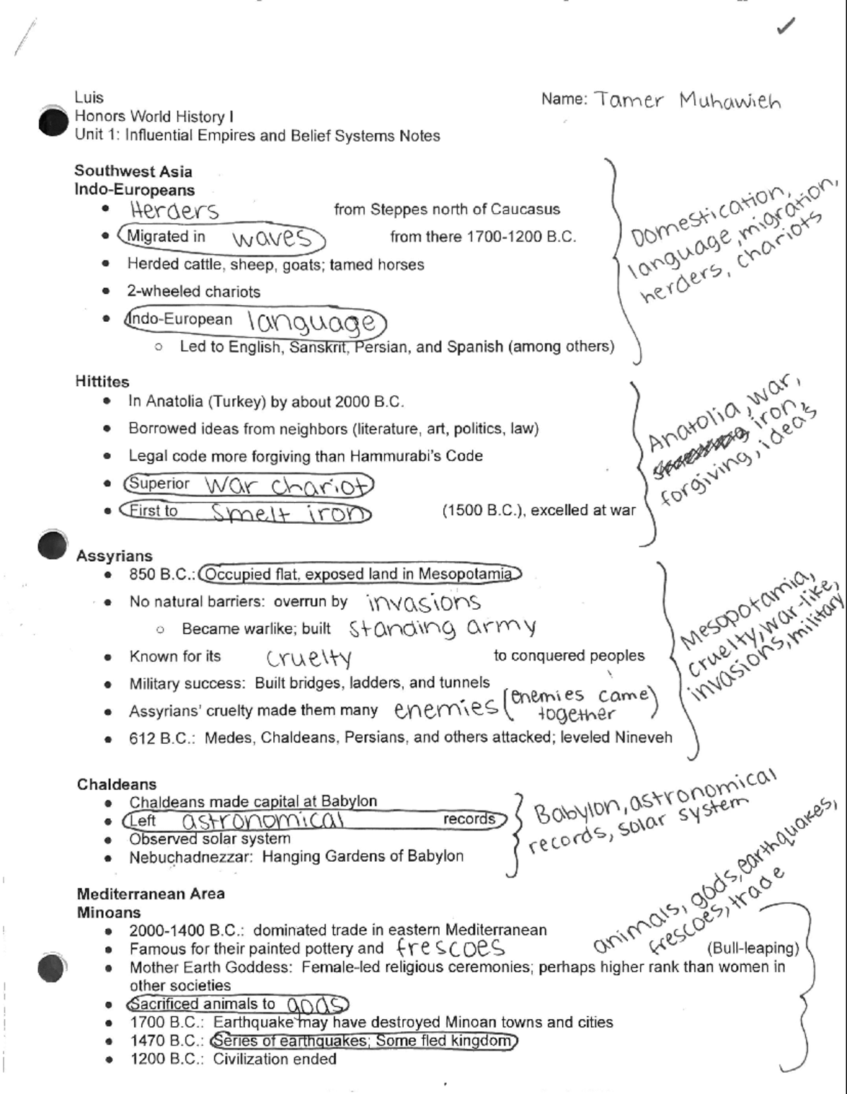 Influential Empires and Belief Systems Notes - Studocu