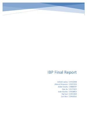 IBP Task 1 - Reflection on the Student Problem Space - Assignment Title ...