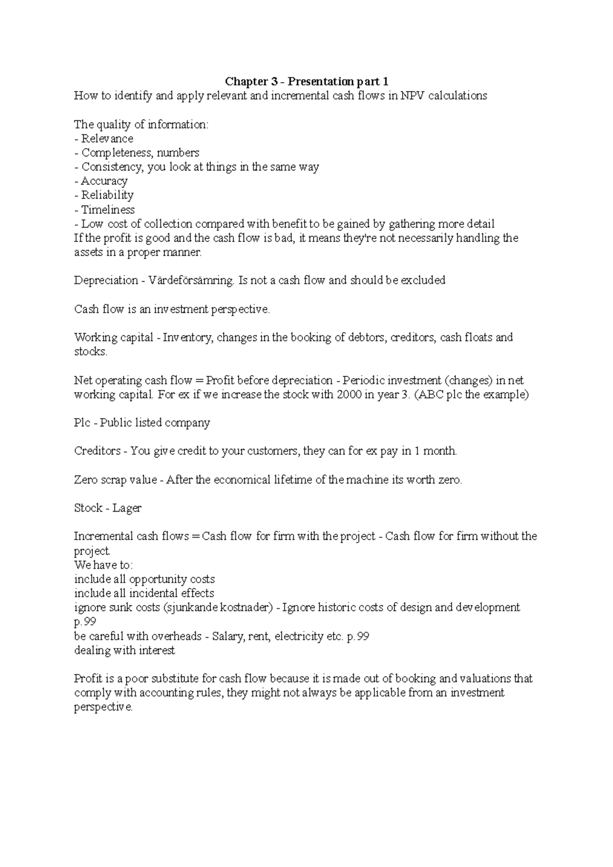 Chapter 3 book föreläsning - Chapter 3 - Presentation part 1 How to ...