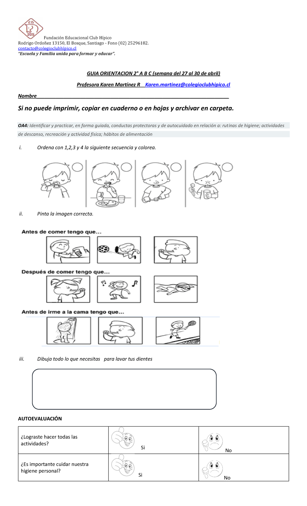 GUIA 3 Orientación 2° - Trabajo colaborativo con alumnos de segundo año ...