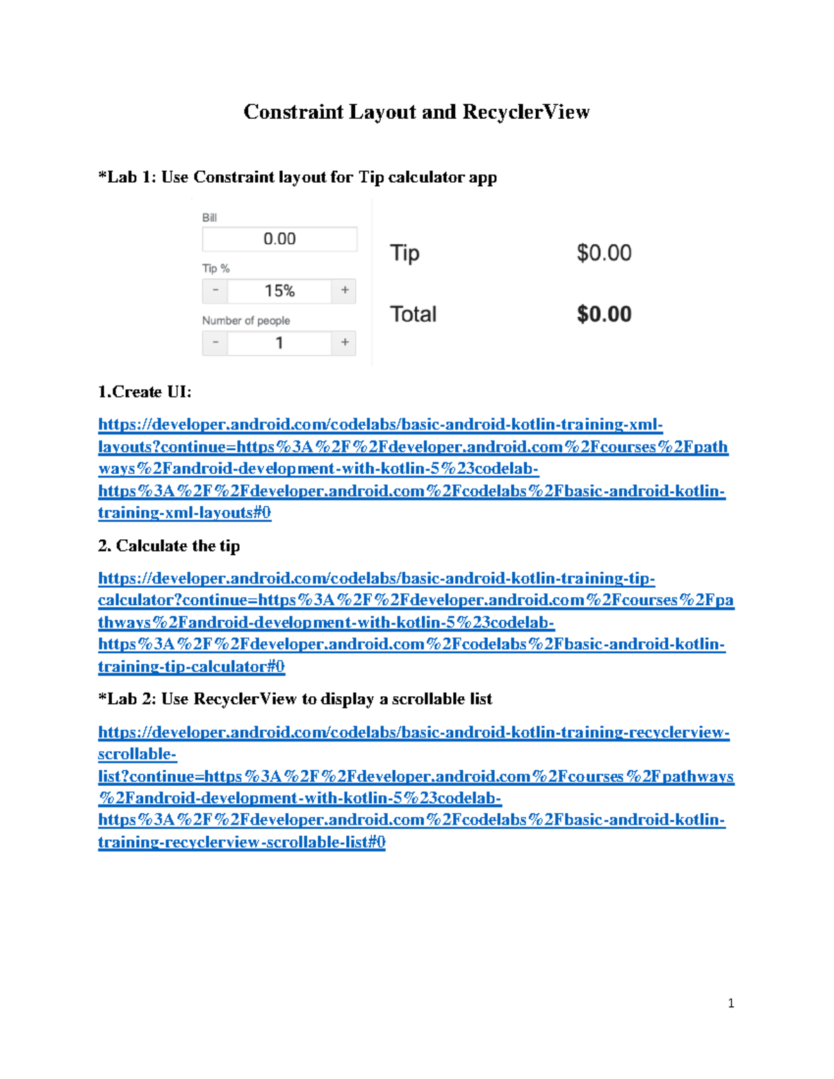 Exercise 5 Constraint Layout Recycler View Constraint Layout And