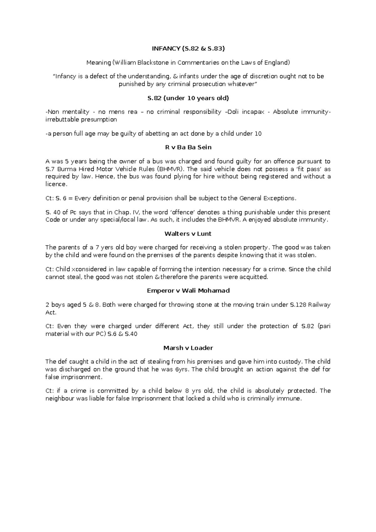 56782293-Infancy - Useful cases for CL - INFANCY (S & S) Meaning ...