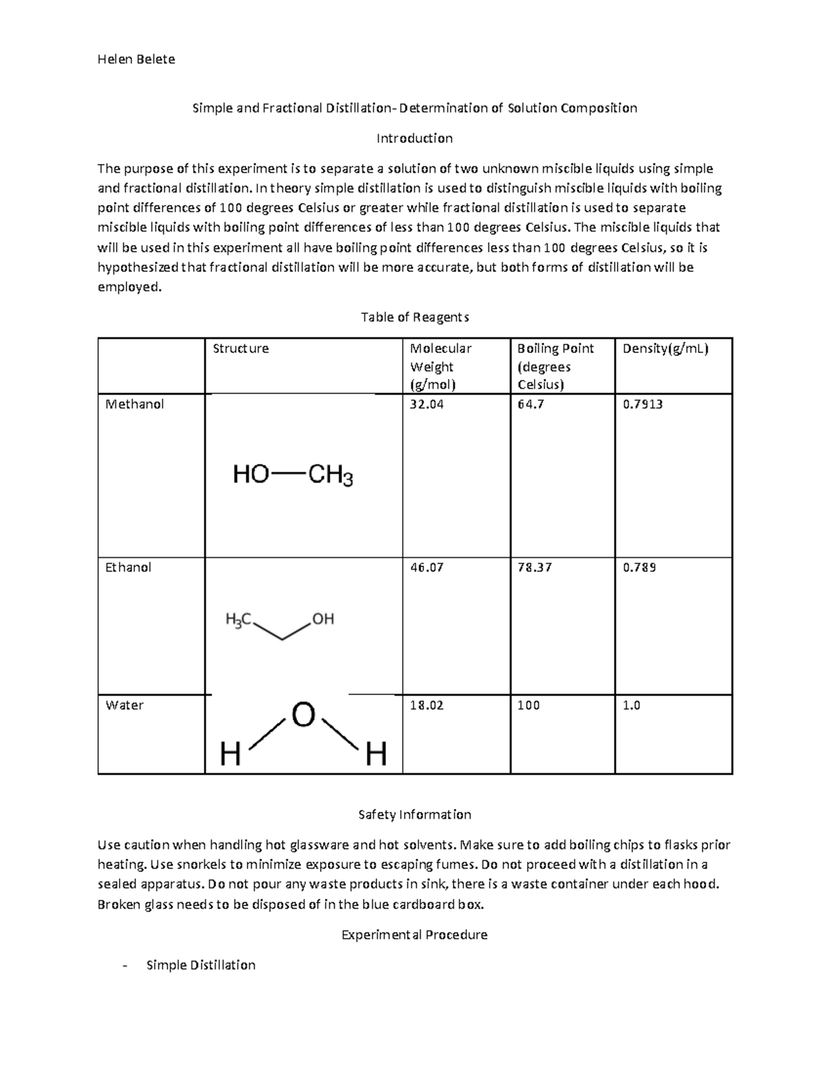 Simple and Fractional DIstillaition 22 - In theory simple distillation ...