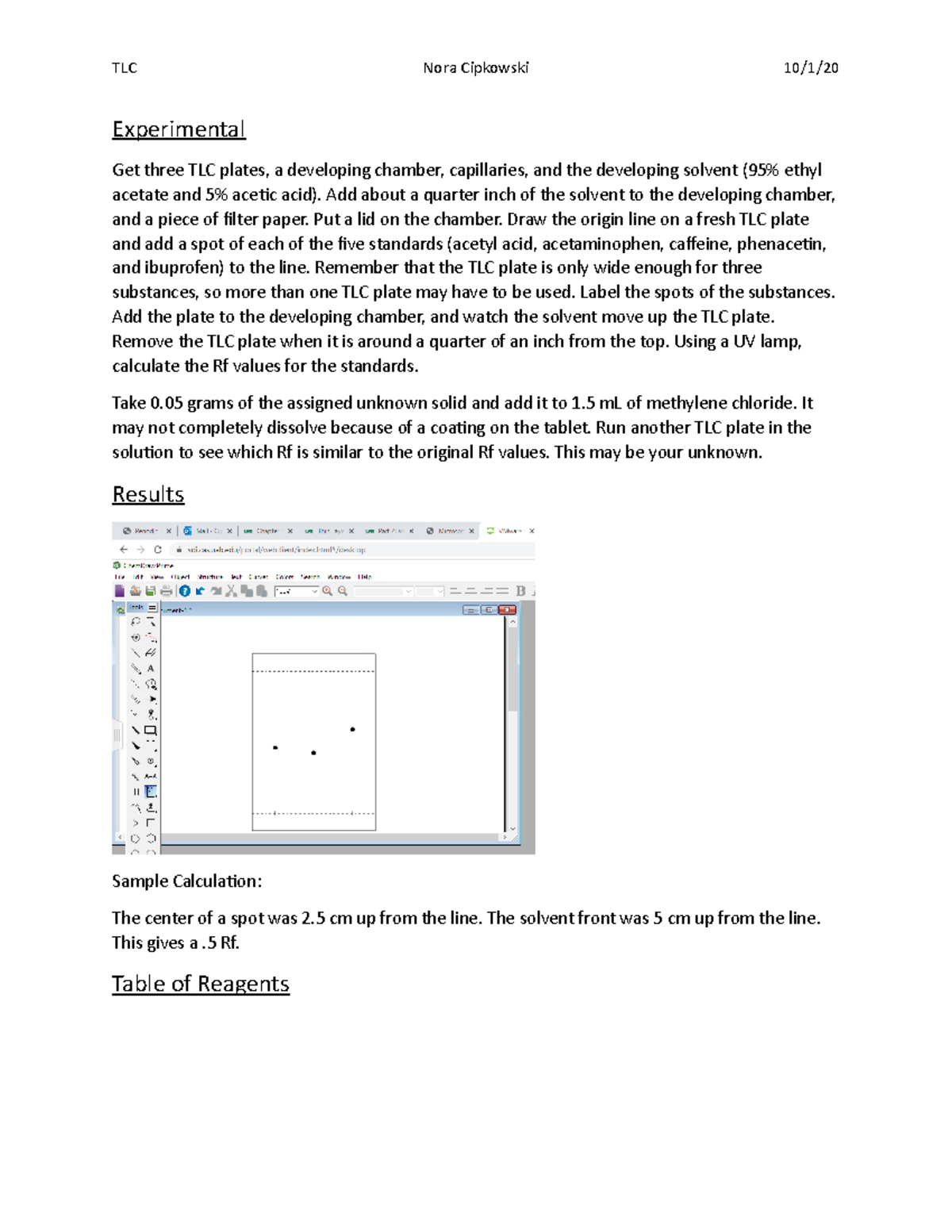 TLC Individual Writing Assignment - TLC Nora Cipkowski 10/1 ...