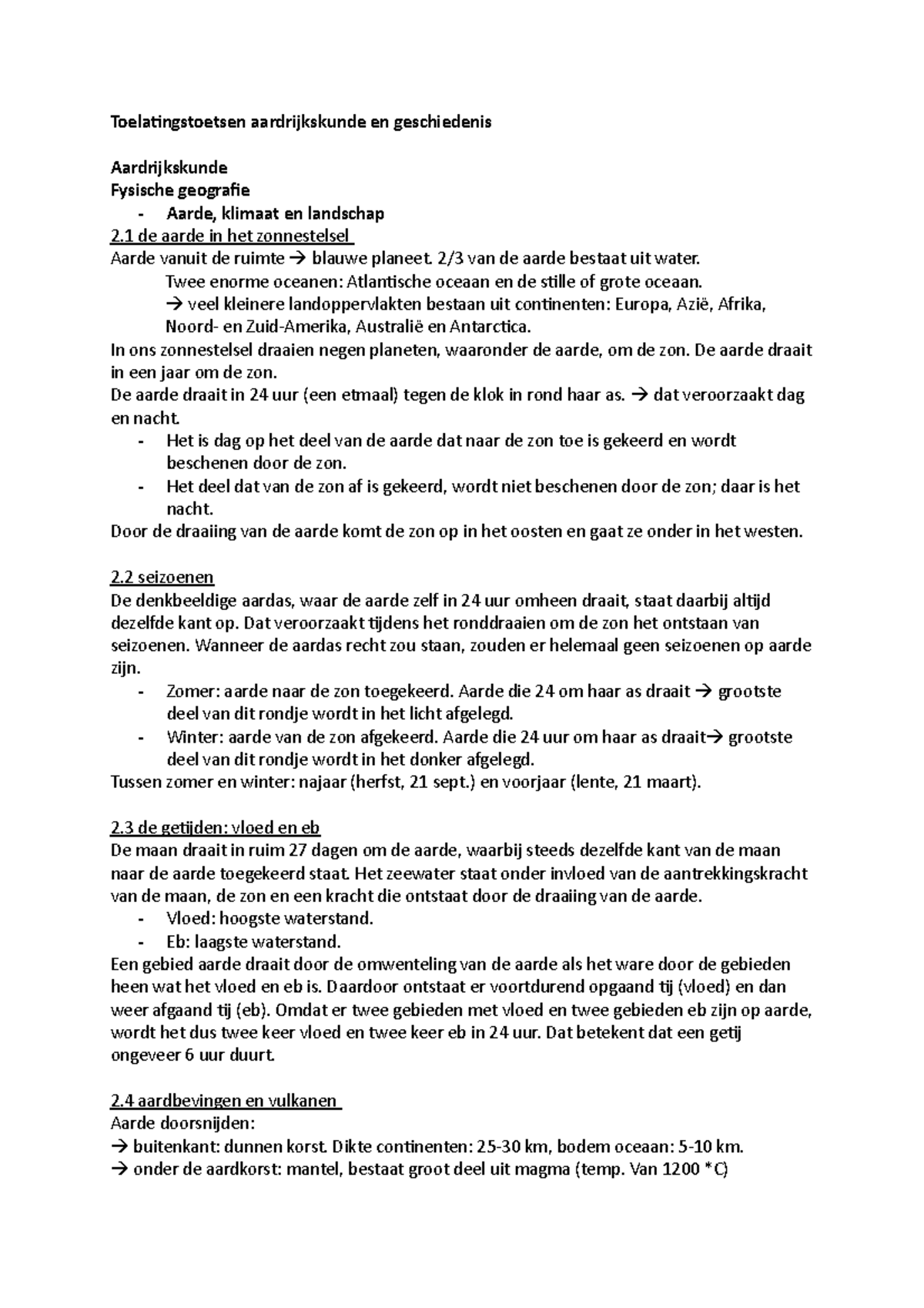 Aardrijkskunde toelating pabo - Toelatingstoetsen aardrijkskunde en ...