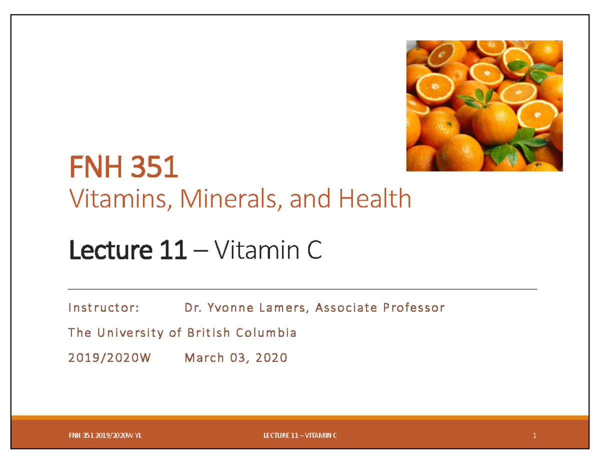 Lecture 11 Vitamin C 2020 Warning Tt Undefined Function 32 Warning Tt Undefined Function