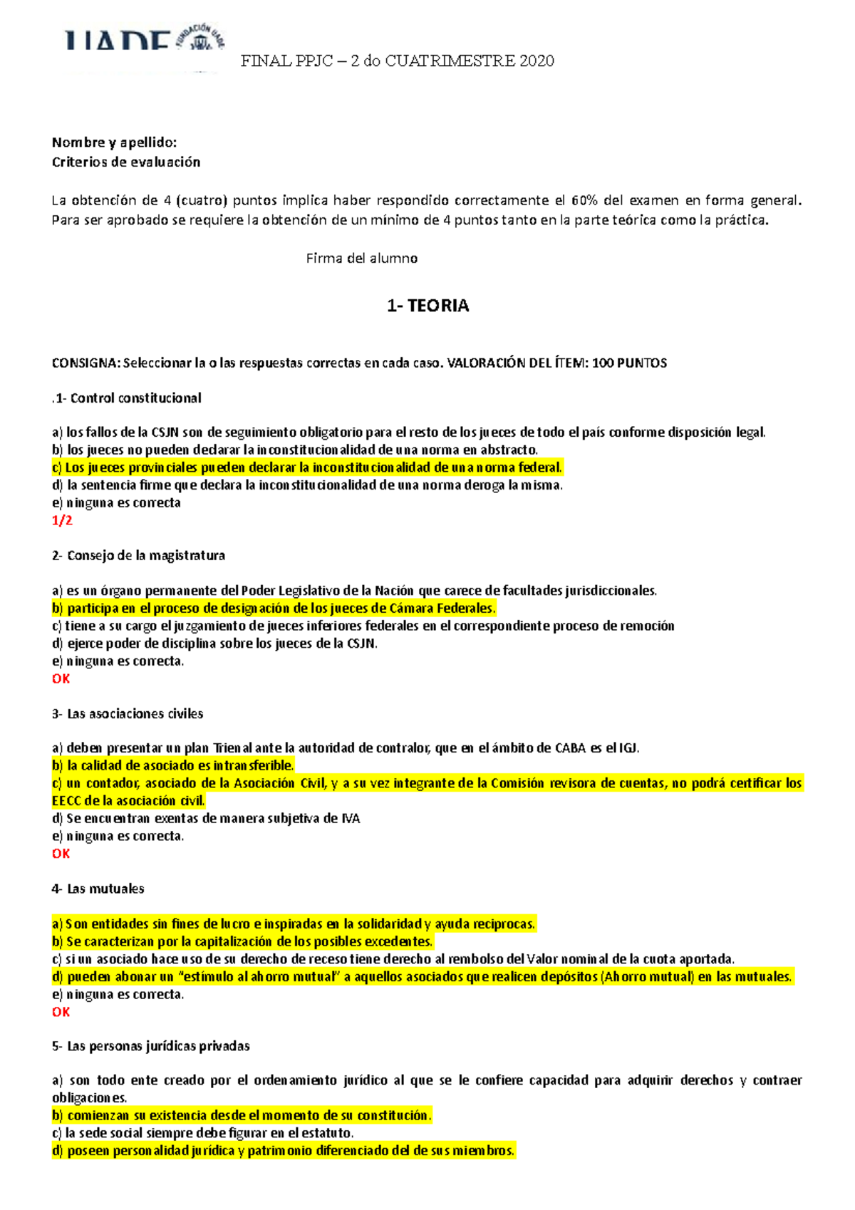 PPJC - Examen Final Teoria A 2C 2020- Monserrat - Nombre y apellido ...