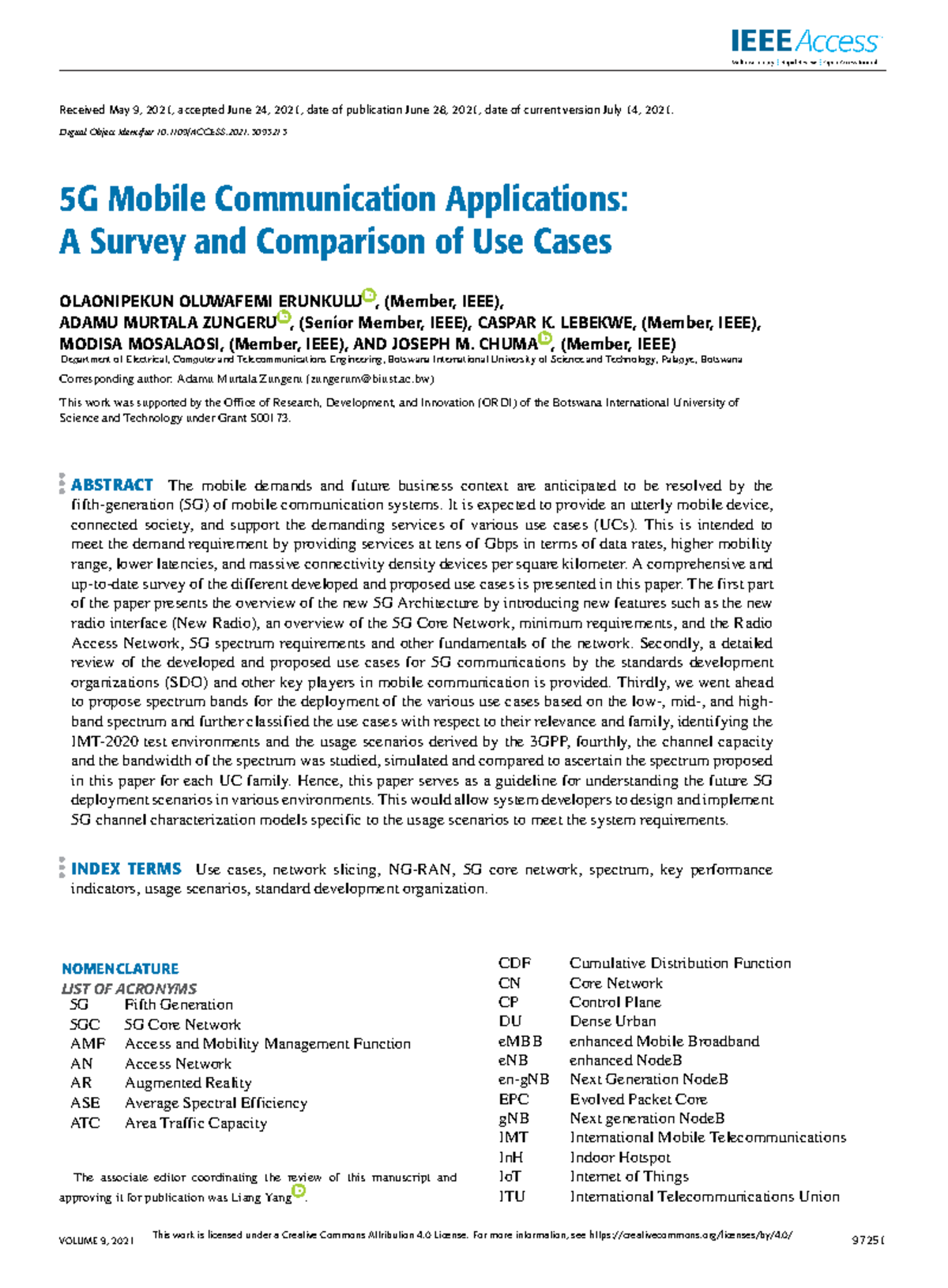 5G Mobile Communication Applications A Survey and Comparison of Use ...