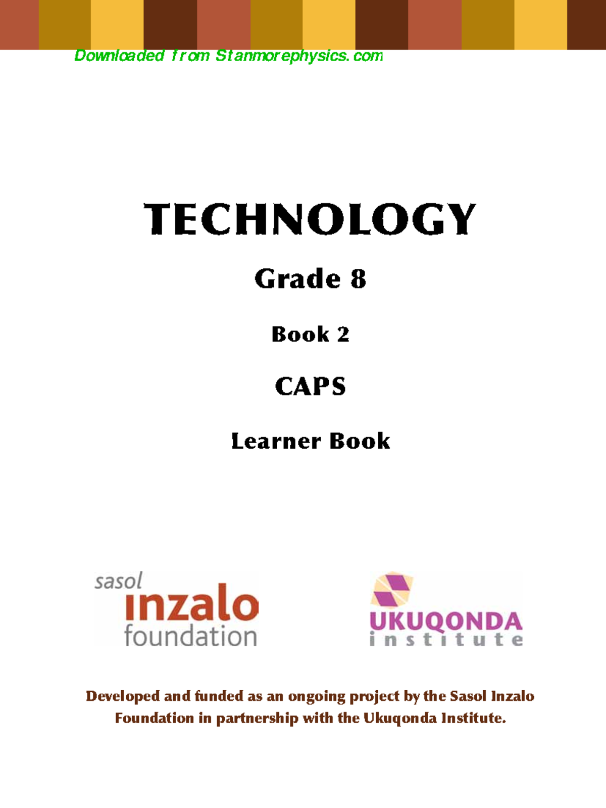 Tech2 Gr8 LB - Practice previous papers - Technology grade 8 Book 2 ...