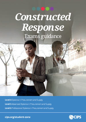 Sample Questions L4 Module 2 - Leading global excellence in procurement ...