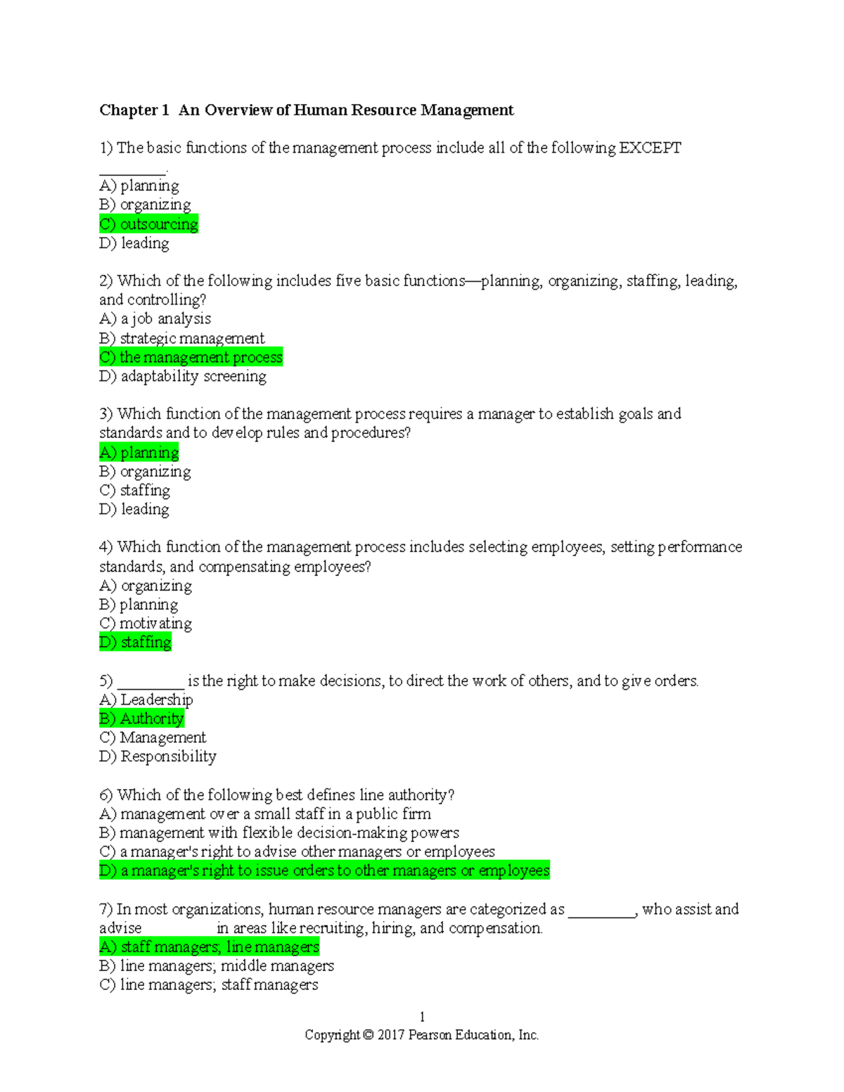 Chapter 1 An overview of HRM - Chapter 1 An Overview of Human Resource ...