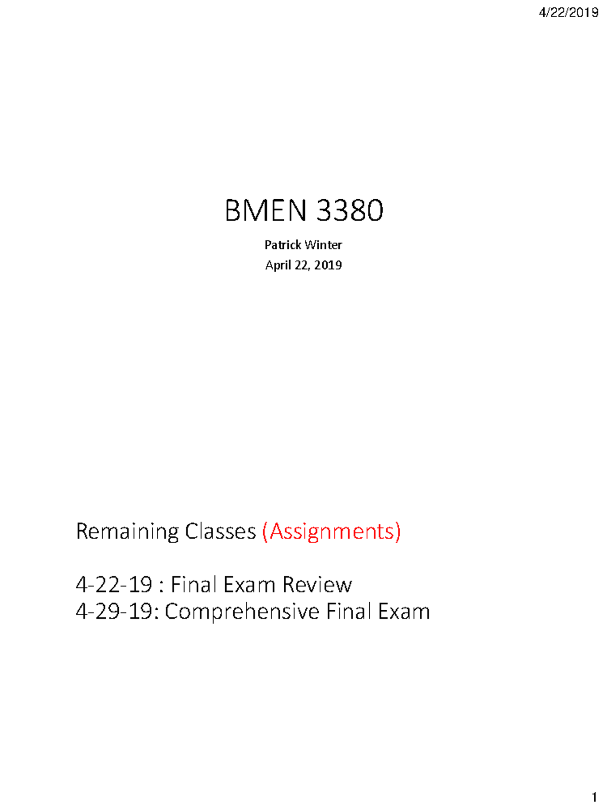 Final Review Warning Tt Undefined Function 32 Warning Tt Undefined Function 32 Bmen 3380