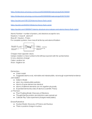 Atomic Structure - Subatomic Particles WS - Atomic Structure ...