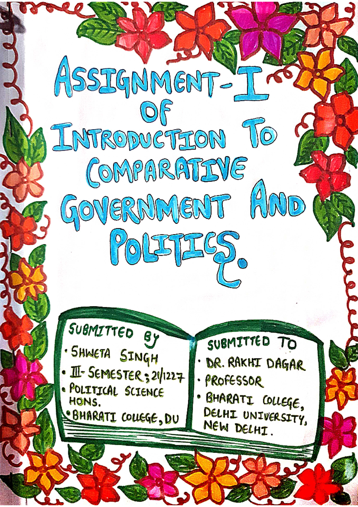 Assignment-1- Introduction to comparative government and politics by ...