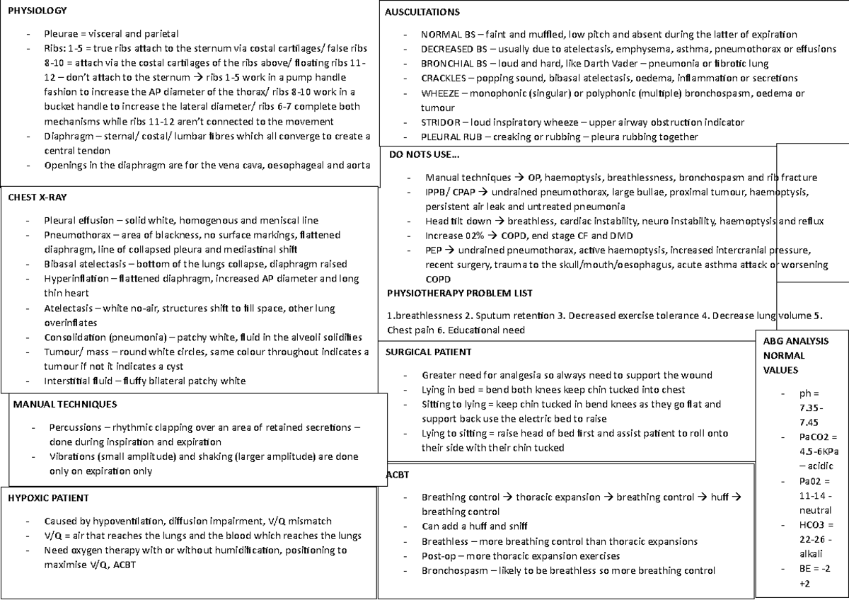Grid revision - condensed and used to look at just before the exam ...