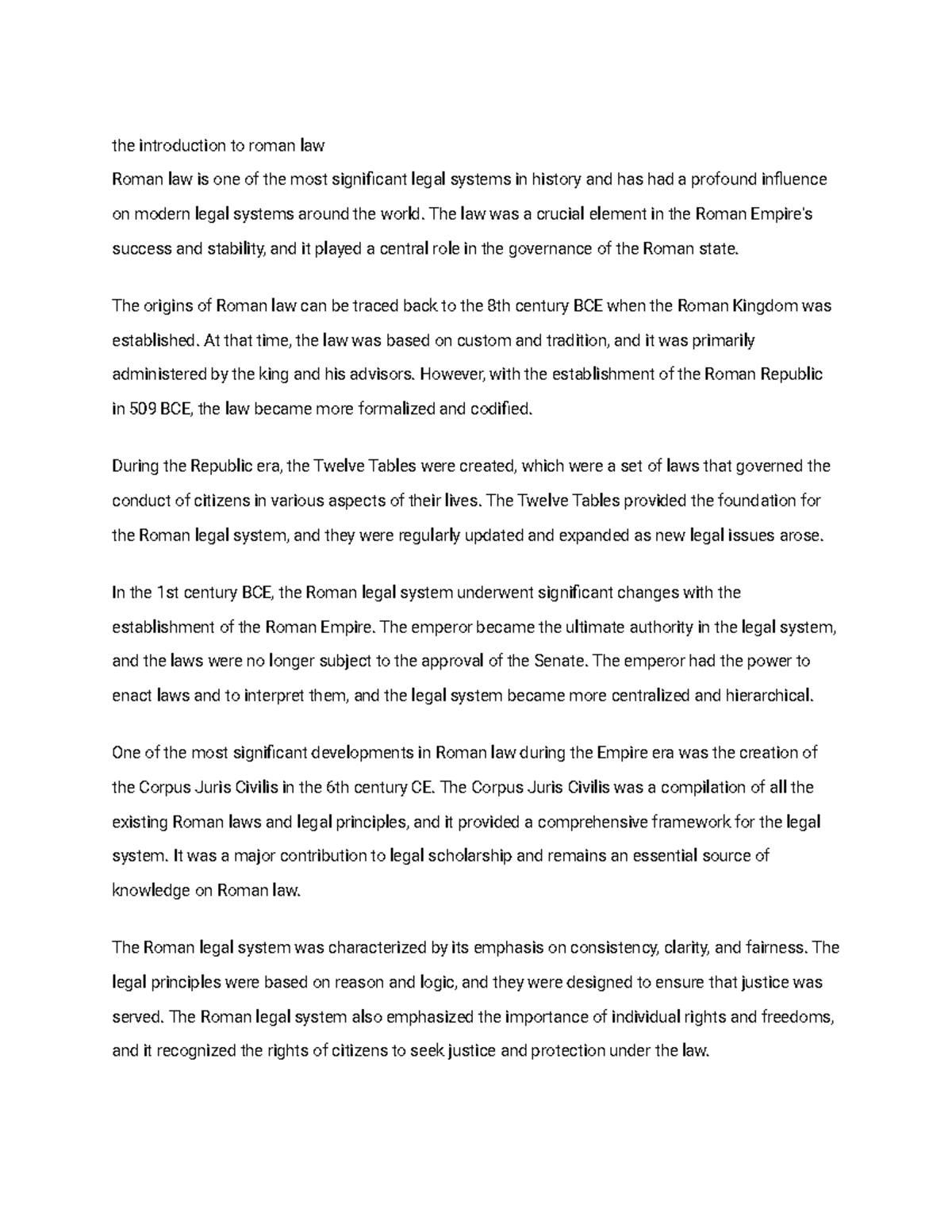 Classics 2301B - Lecture notes from lessons including lesson summaries ...