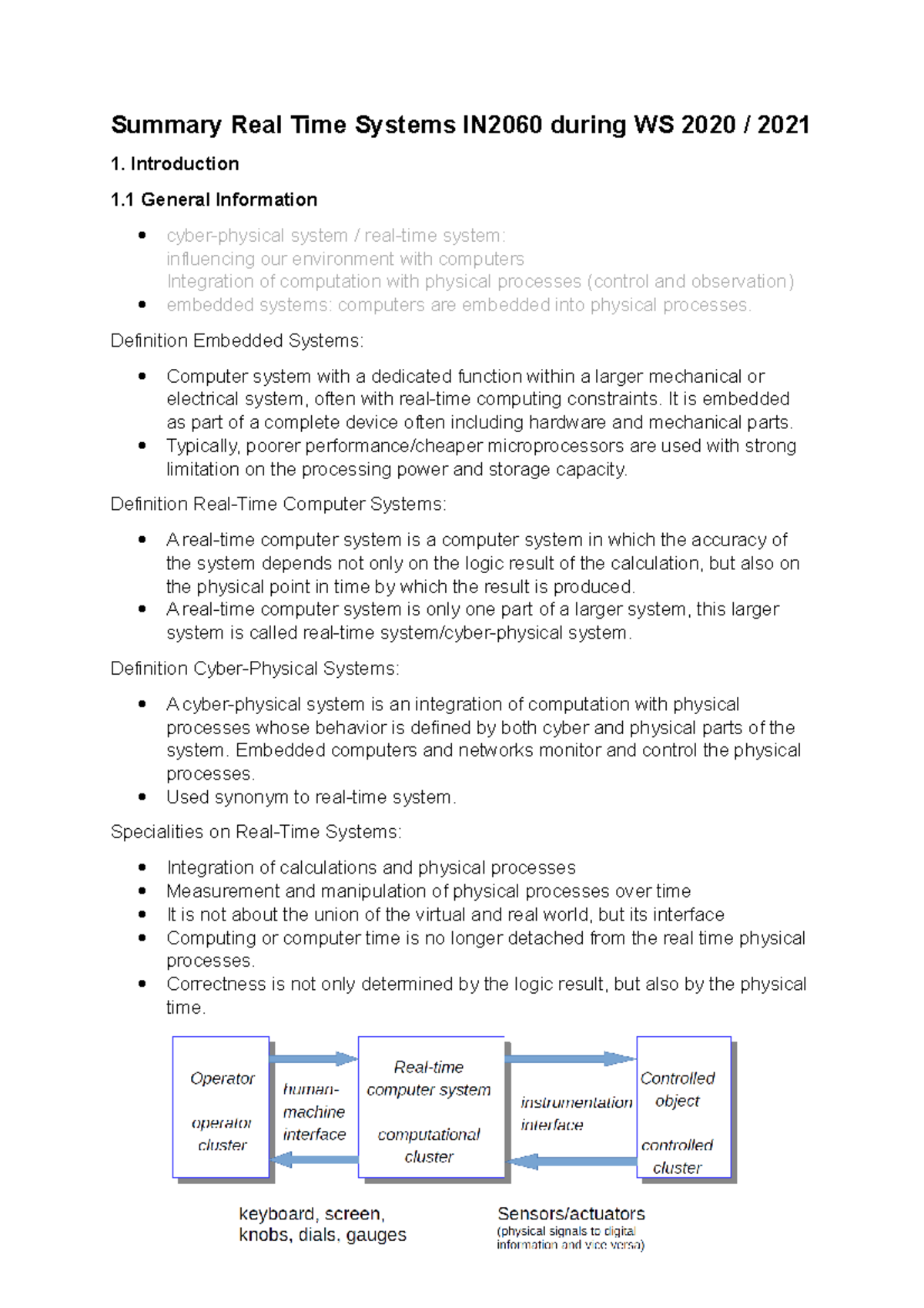 RTS Summary Lecture Tutorial WS2021 Part1 - Summary Real Time Systems ...