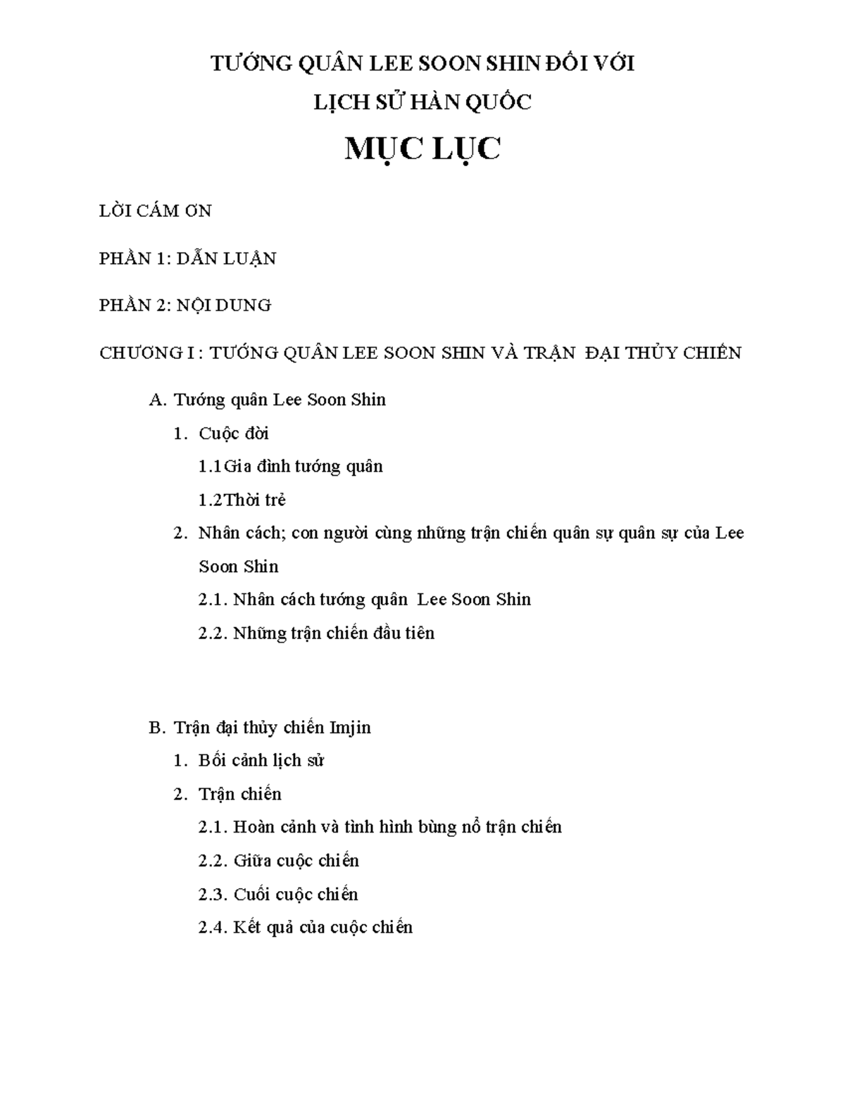 [123doc] - tieu-luan-lich-su-han-quoc-tuong-quan-lee-sun-shin - TƯỚNG QUÂN LEE SOON SHIN ĐỐI VỚI ...