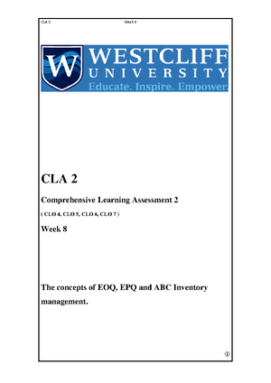 FMA (MA) formula sheet - 1 [P.T. Formulae Sheet Regression analysis y ...