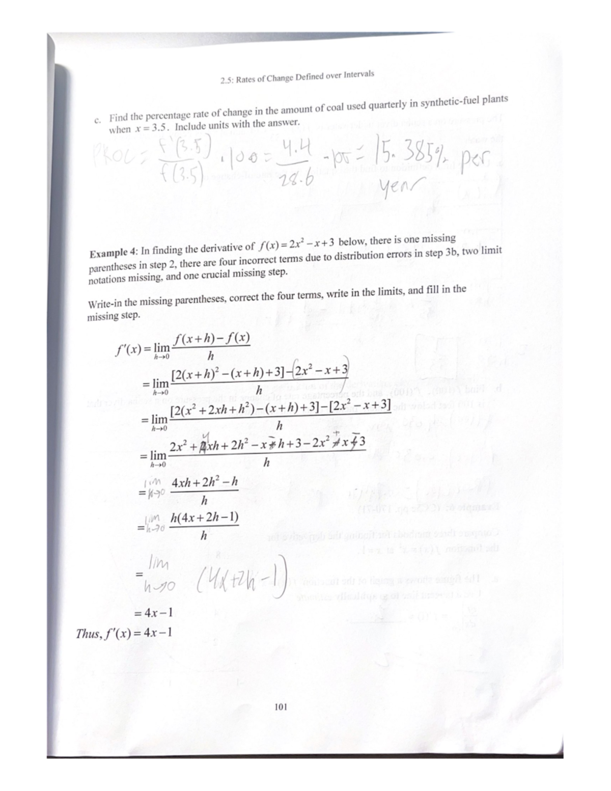 2.5 Rates of Change Defined over Intervals - MATH1020 - Studocu