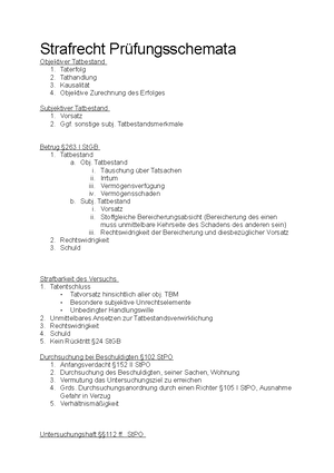 Einführung St PO Zusammenfassung - Einführung StPO Einführung ...