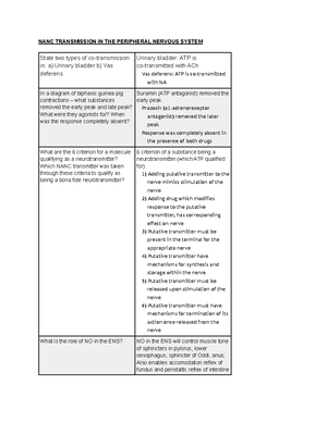 19 - Noadrenergic Transmission AND ITS Pharmacological Modulation ...