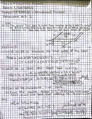 Structural Analysis Homework 3 - CE 3201 - Studocu