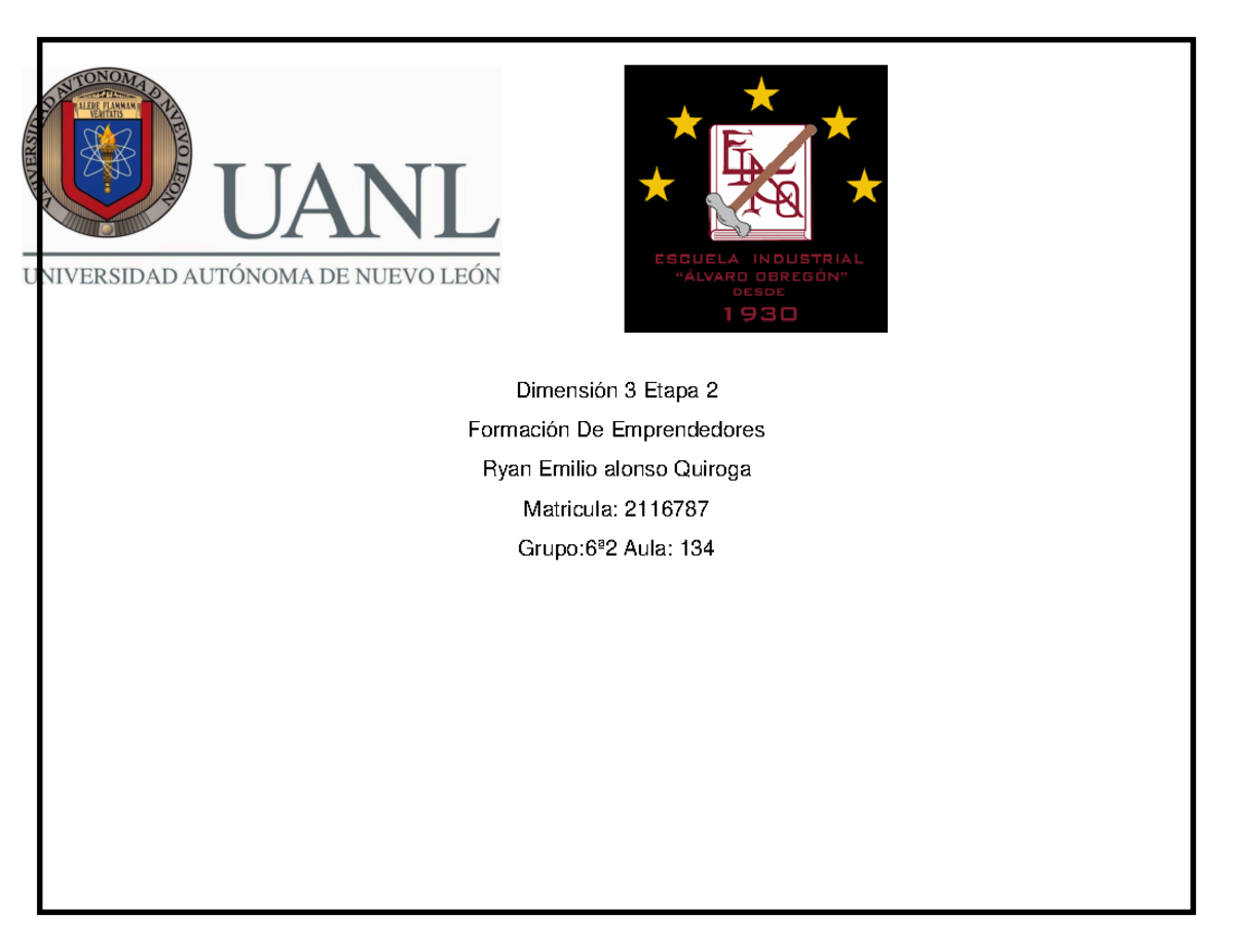 REAQ D3 E2 Emprendedores - Formación para el trabajo - Dimensión 3 ...