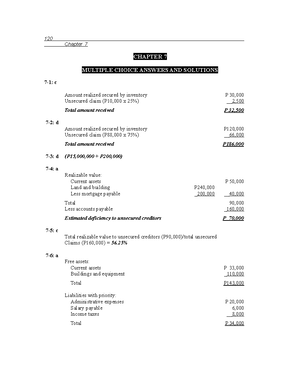 Advance Accounting Chapter-4 - 68 Chapter 4 CHAPTER 4 MULTIPLE CHOICE ...