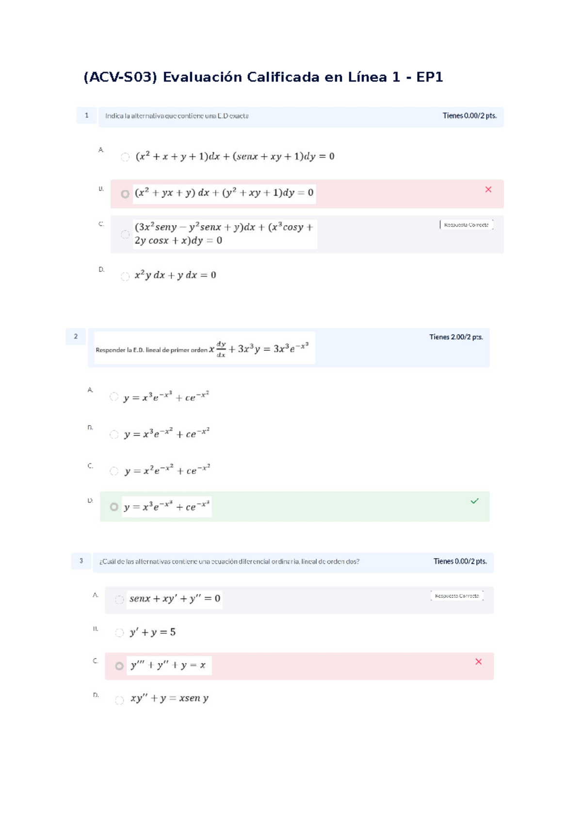 (ACV-S03)Evaluación Calificada en Linea 1 - EP1 - Calculo para la toma de desiciones - Studocu