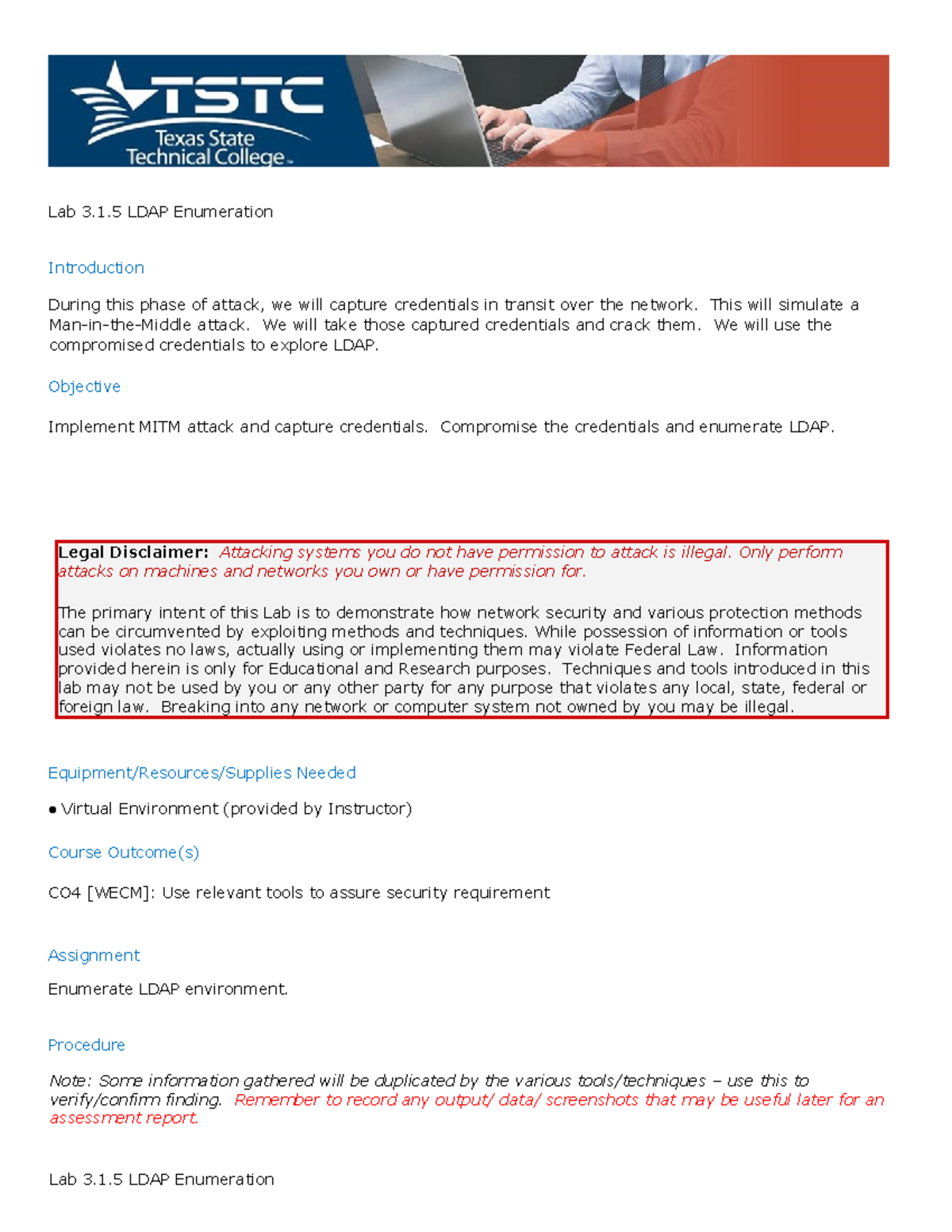 Lab 315 LDAP Enumeration zdp - Lab 3.1 LDAP Enumeration Introduction ...