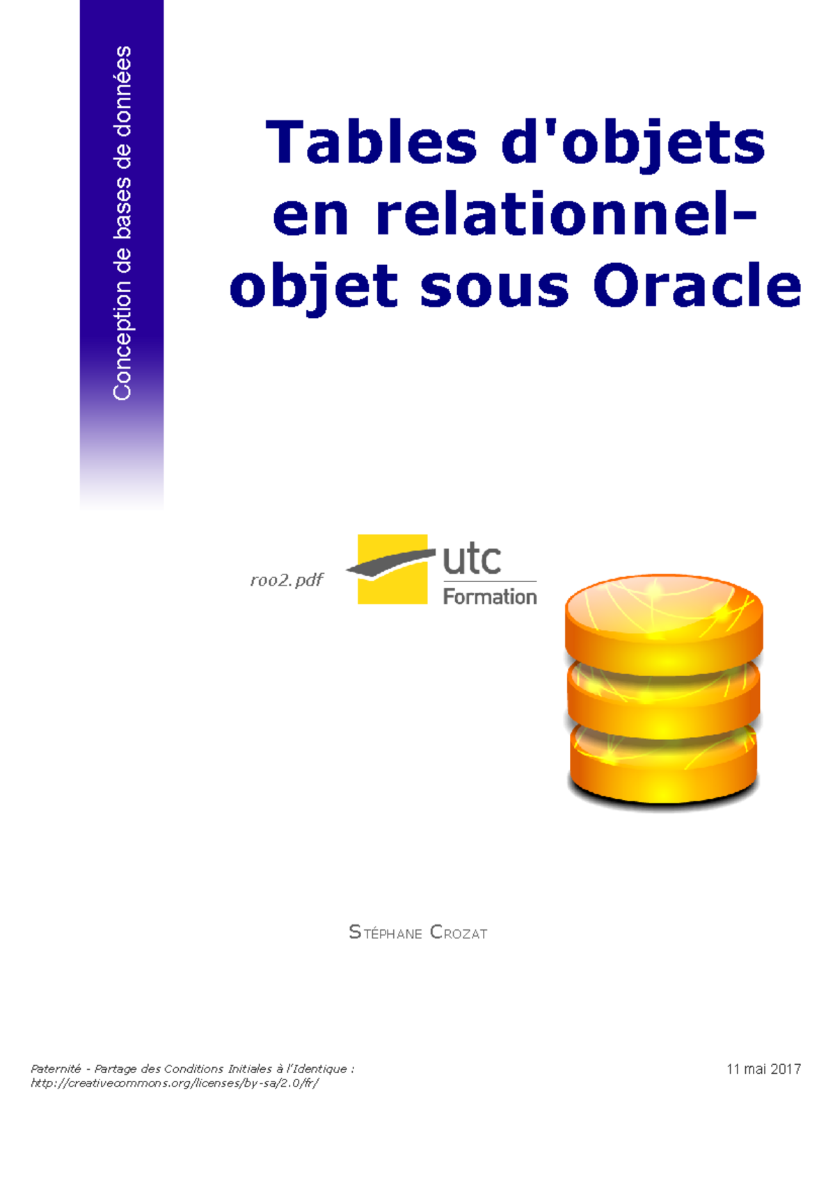 Roo2 - dgvsdvsdvsdvc - Conception de bases de données roo2 Tables d ...