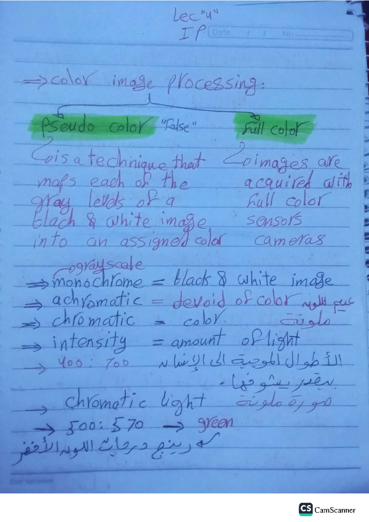 IP lec4 - Digital Image Processing - Studocu