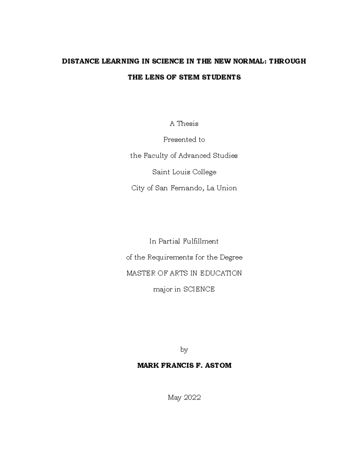 Final-Manuscript - sgvysftrdsarayghnuakhikaj - i DISTANCE LEARNING IN ...