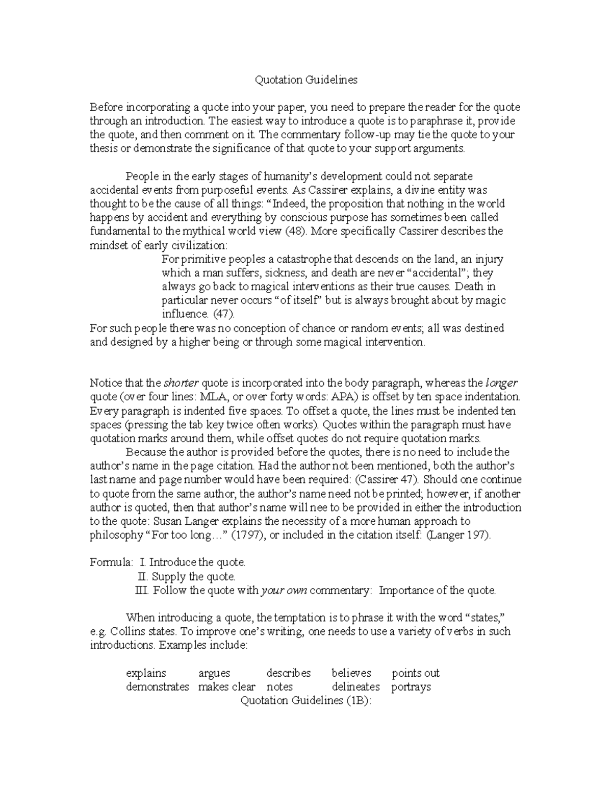 1AQuotation Guidelines - Quotation Guidelines Before incorporating a ...