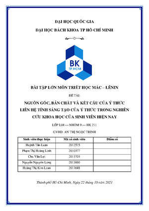 BÀI KIỂM TRA TRẮC NGHIỆM CHƯƠNG 1 - HK 213 - Trang của tôi / Khoá học / Video / Khoa Khoa học ...