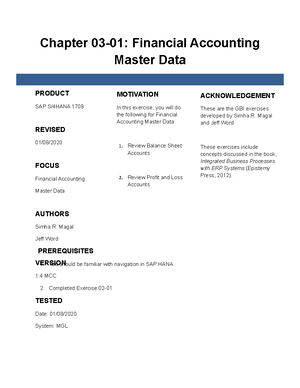 Exercise 4-1 Procurement Master Data - S4HANA 1709 MCC V1 - Chapter 04 ...