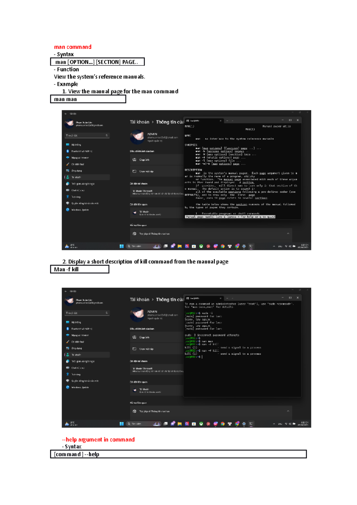 Lab2 Lab2 Osg Man Command Syntax Man Option Section Page Function View The Systems