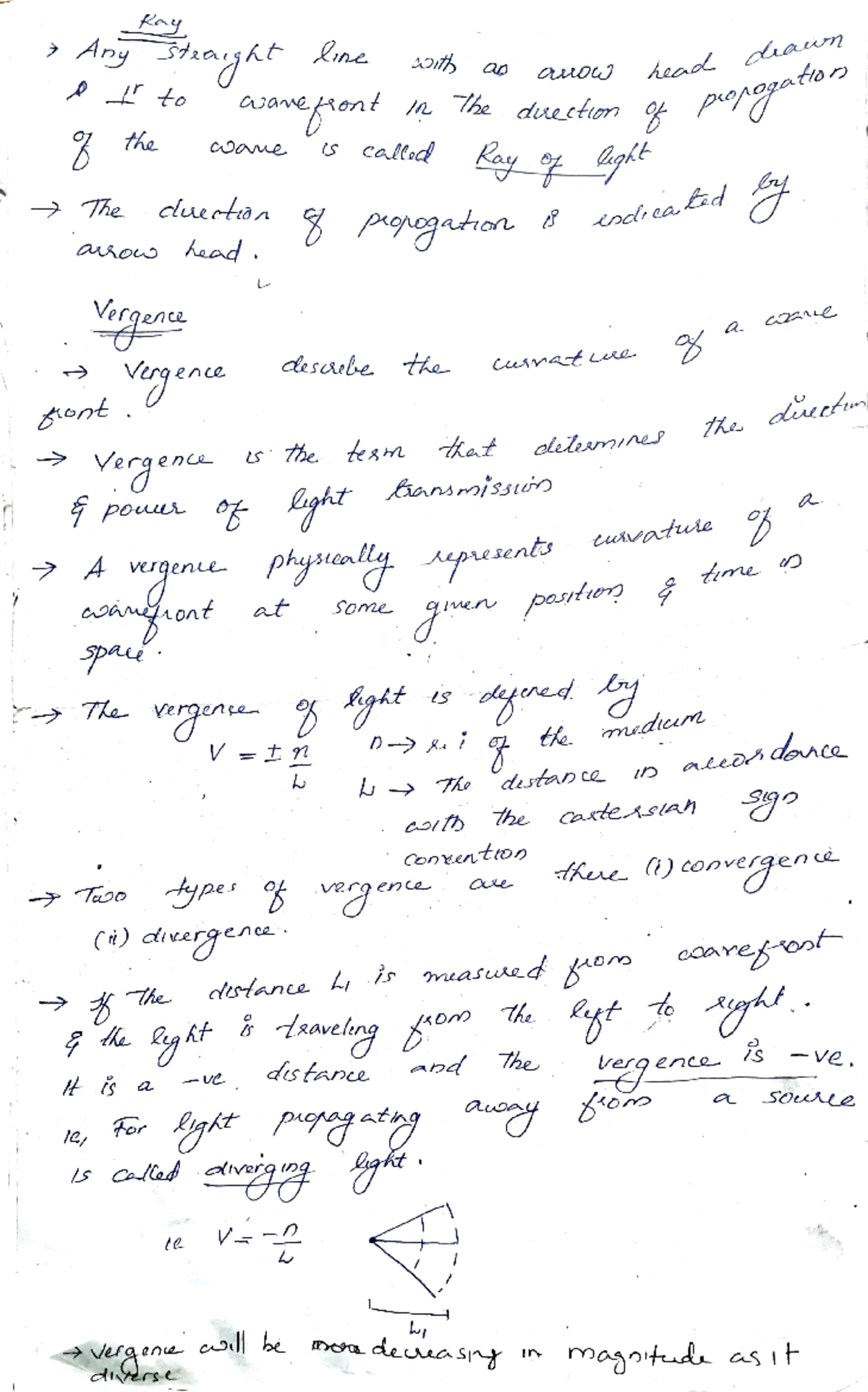 Optical system and aberrations lecture note for 1st year bsc optometry ...