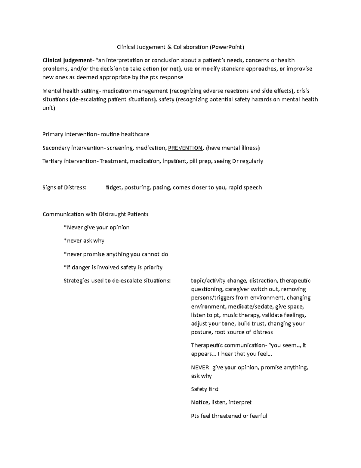 Clinical judgement and collaboration ppt - Clinical Judgement ...