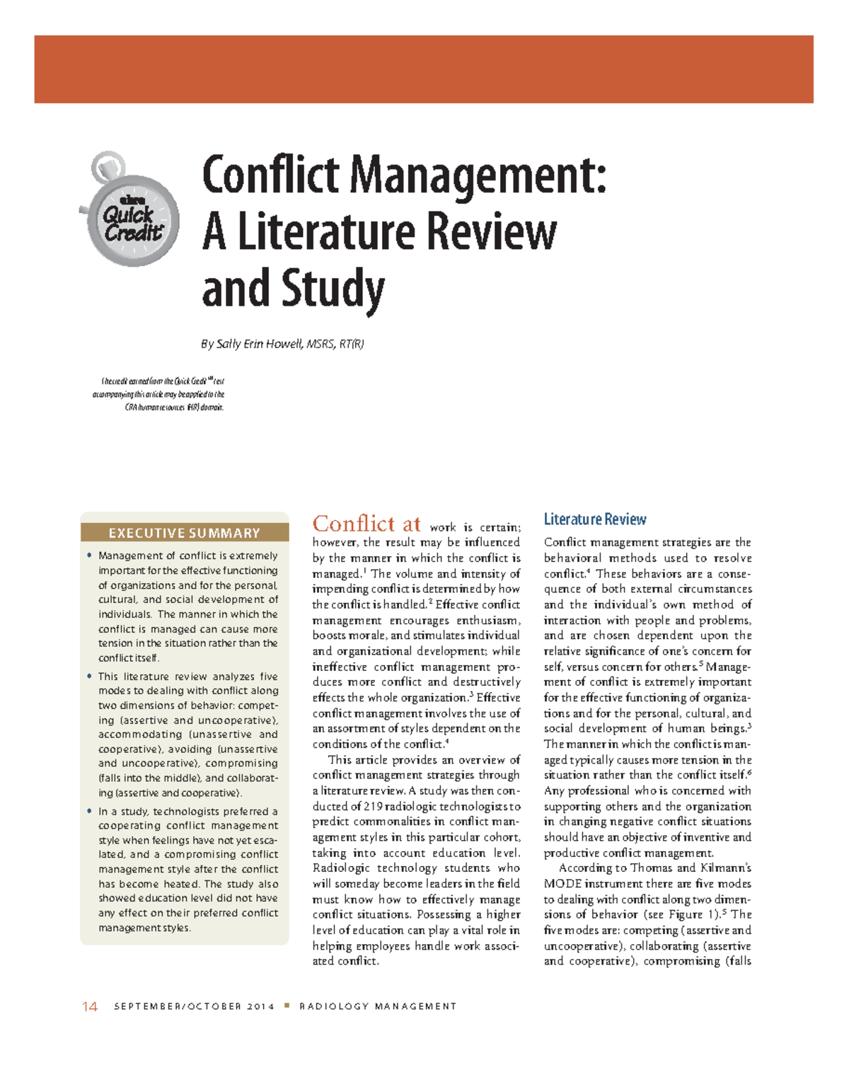 A Literature Review and Study - 14 S E P T E M B E R / O C T O B E R 2 ...