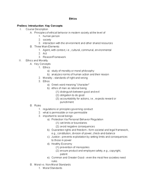 Lesson 1 Historical Background of Ethics - In the beginning... The ...